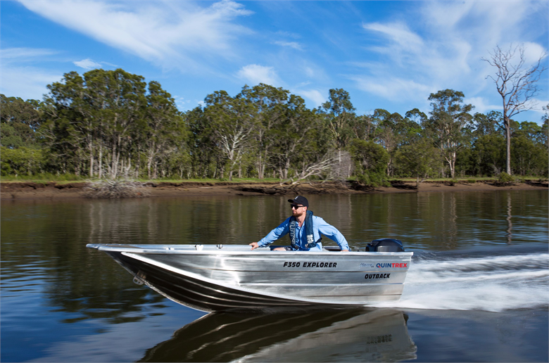 Quintrex F350 Outback Explorer - Aluminium Boat Range